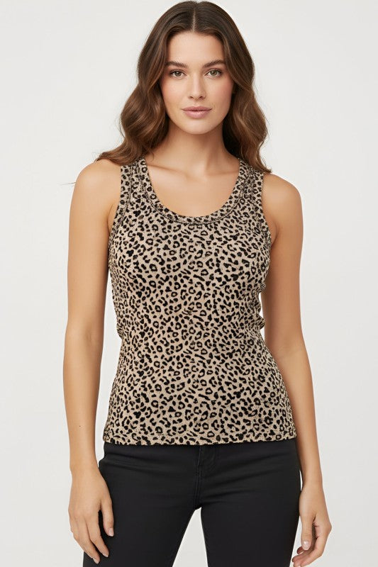 PT012ST LEOPARD PRINT TANK TOP – NEW MIX WHOLESALE